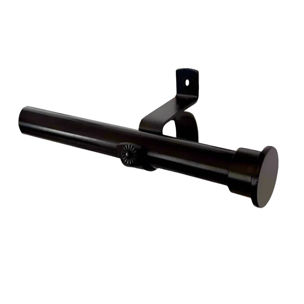 25mm Single Rod Set with Ultra Brackets ( Longer) – Ahmeds Textiles