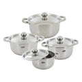 Dolphin - 8pc Stainless Steel Cookware Set – Ahmeds Textiles