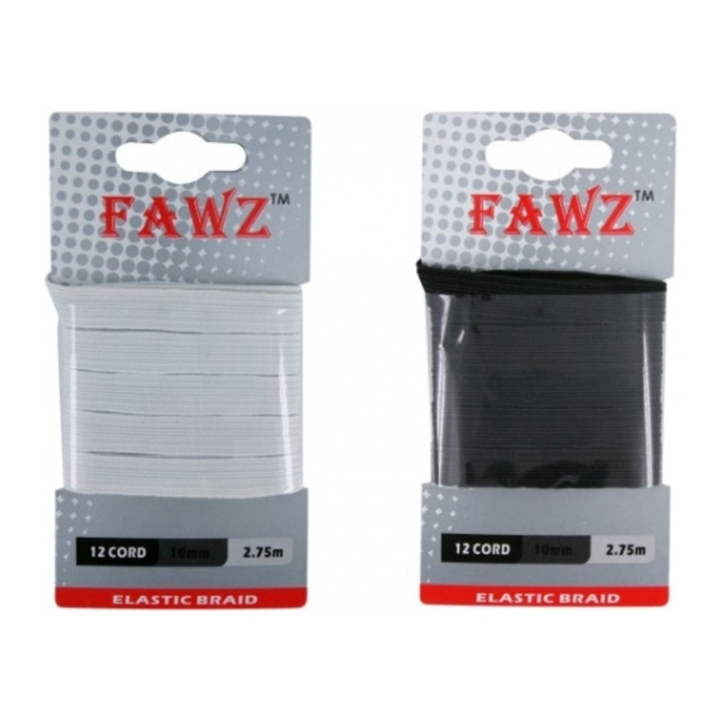 Elastic Braid - 2.75m Cards – Ahmeds Textiles