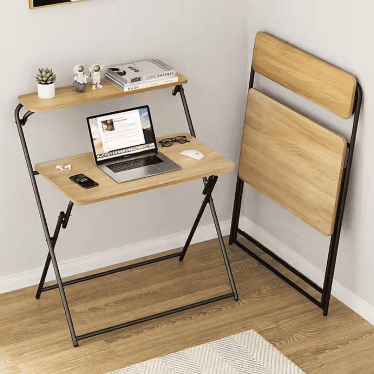 Fold Up Study Desk - Wood Top – Ahmeds Textiles