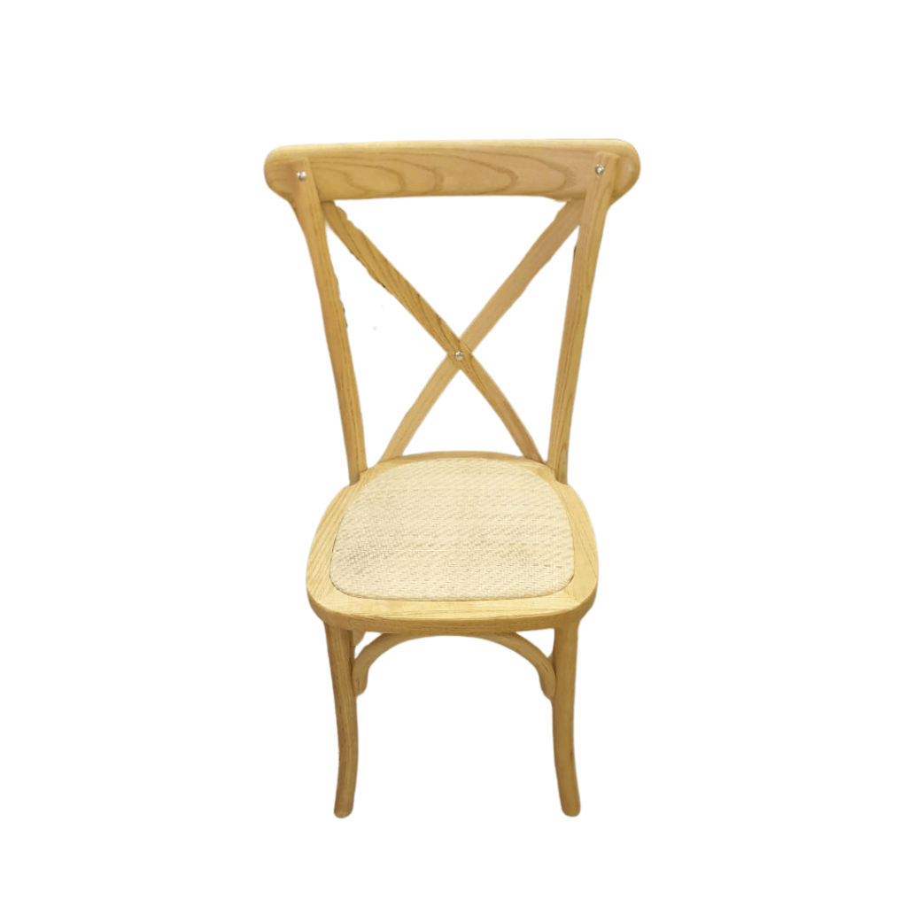 Cross Back Chairs - Wood – Ahmeds Textiles