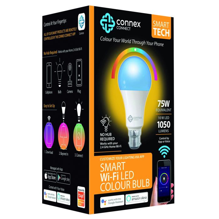 Connex - Smart Light Blub 10W RGB – Ahmeds Textiles