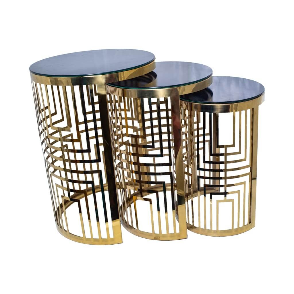 Side Table - 3pc Nested – Ahmeds Textiles