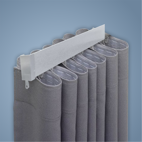 Decorative Wave Rail System - Hand Drawn - Chronos – Ahmeds Textiles
