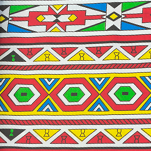 Printed Mini Matt 150cm - Ndebele Print 2 – Ahmeds Textiles