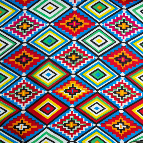 Printed Mini Matt 150cm - Squares 1 – Ahmeds Textiles