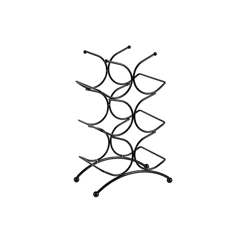 Bottle Rack - 6 Bottle Upright - Black – Ahmeds Textiles